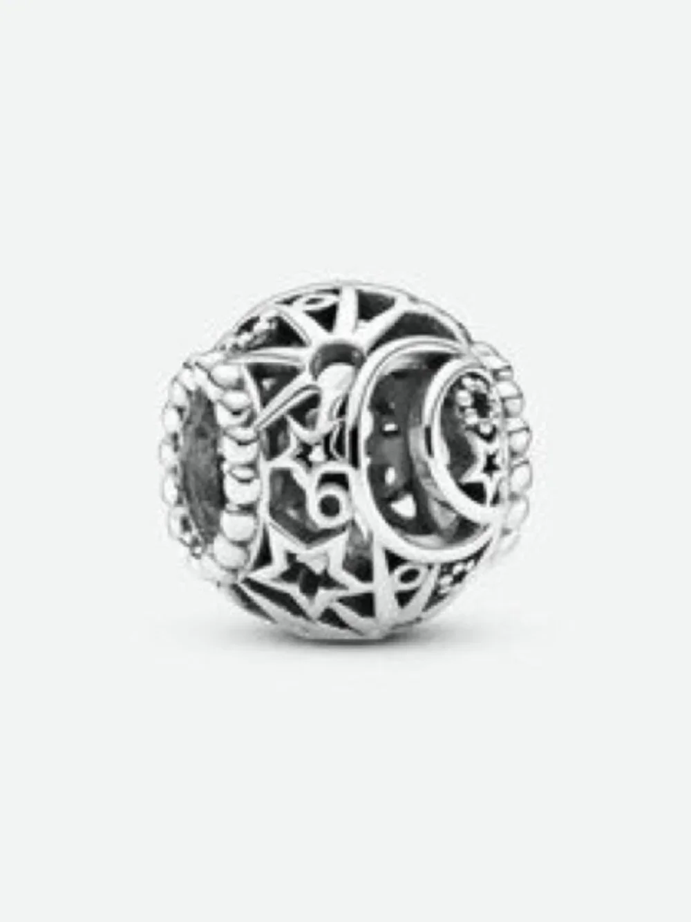 Pandora | Jewelry | Pandora Openwork Sun Stars Moon Charm | Poshmark